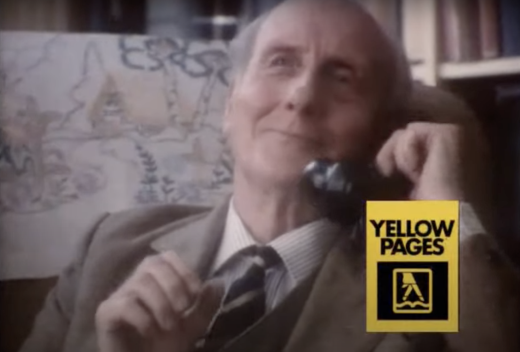 J.R. Hartley Yellow Pages Advertisement - American Museum Of Fly Fishing